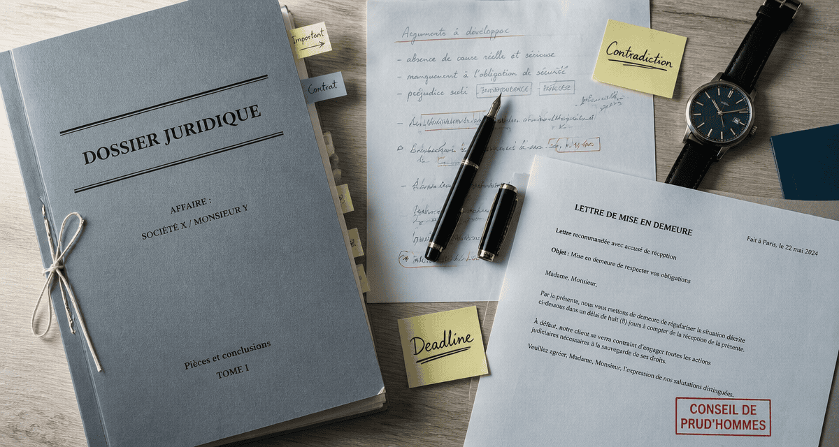 Absence de conclusions aux Prud'hommes : que faire